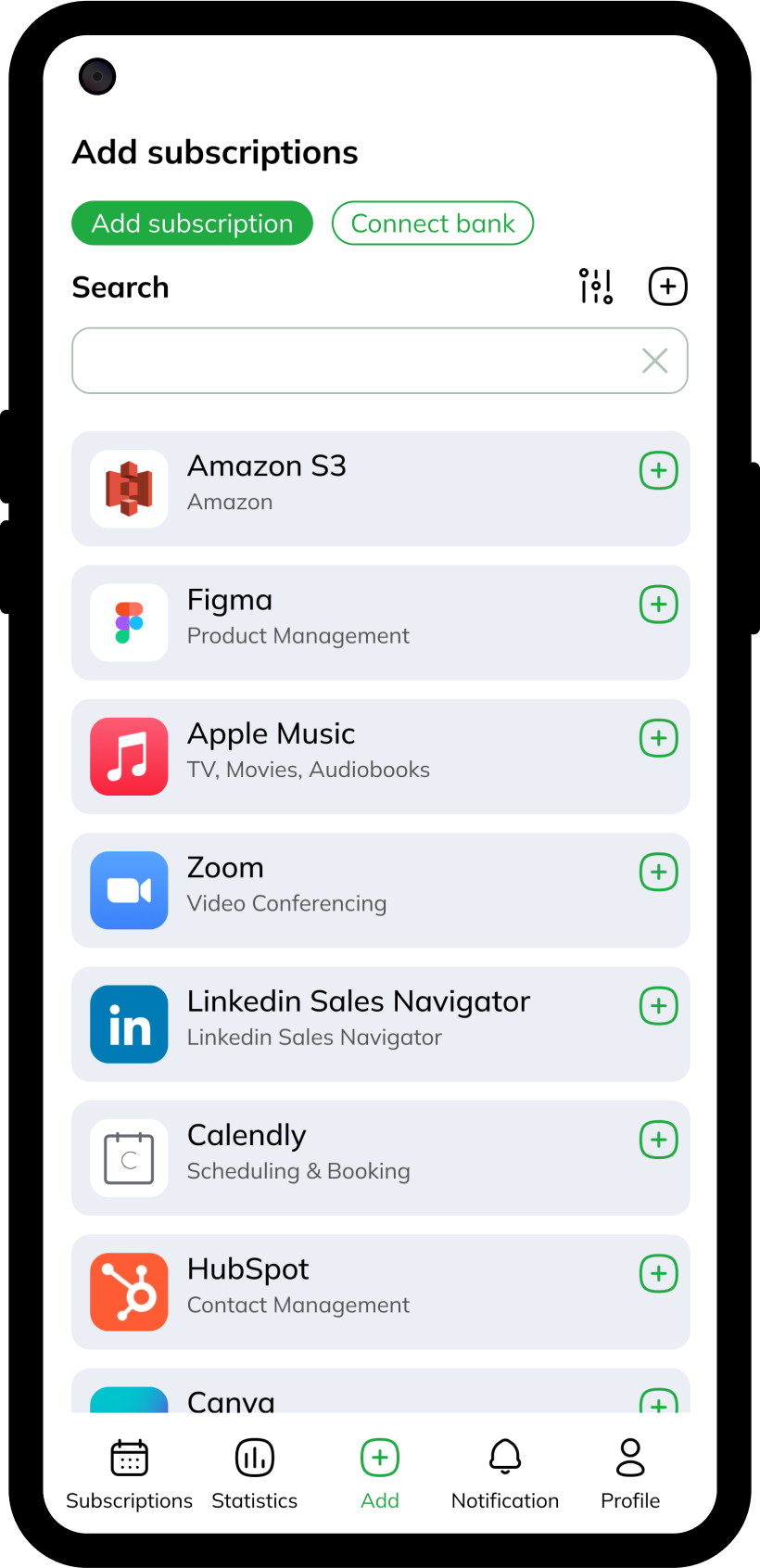 SaaS management and optimization platform | Key Subscriptions